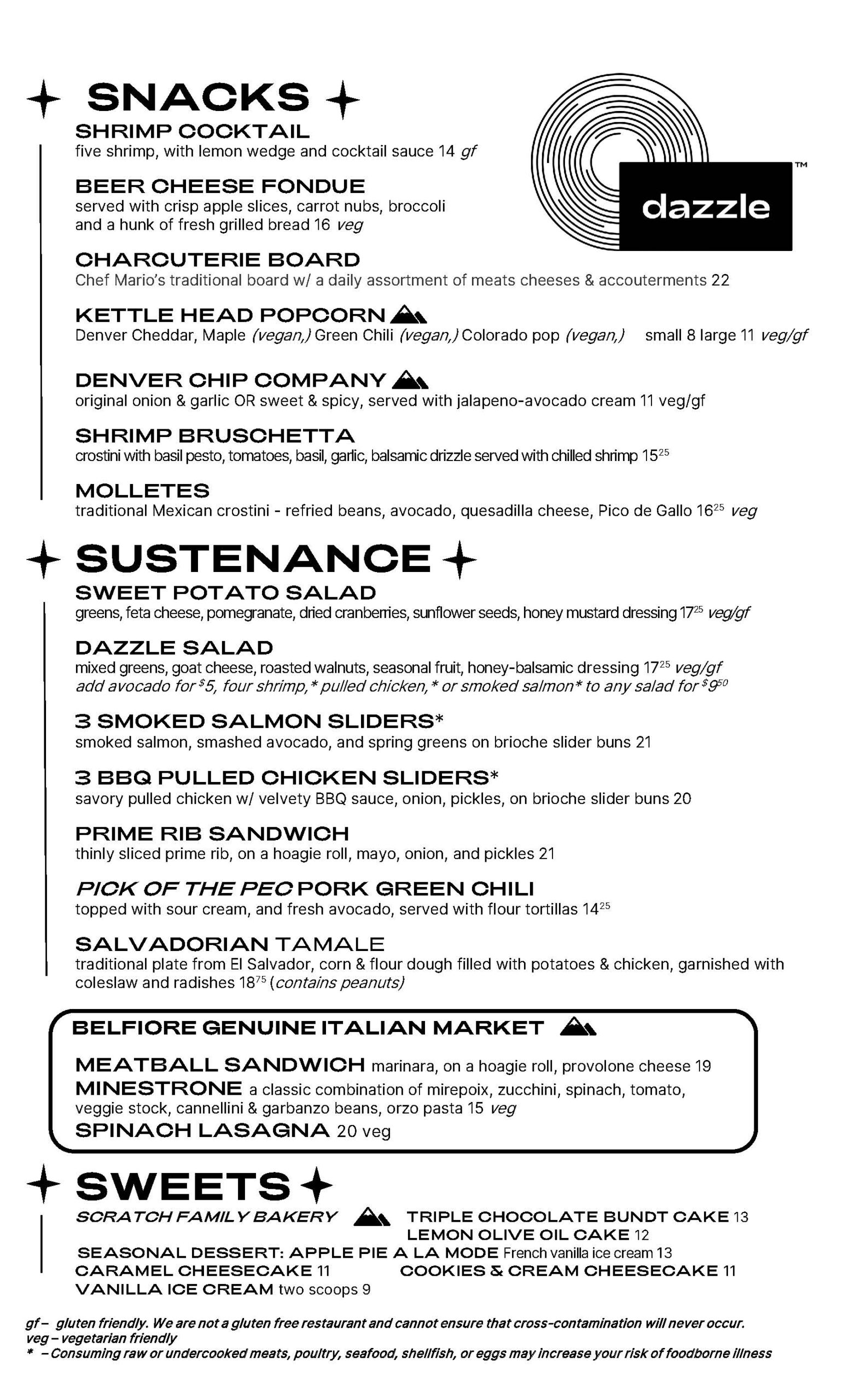 Food + Drink | Dazzle Denver